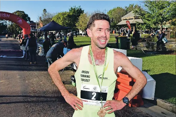 Marathon man Threlfall first to cross line for 11th time - PressReader