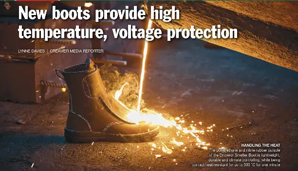New boots provide high temperatur­e, voltage protection - PressReader