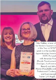 Apprentice­ship Opportunit­ies at UHI Argyll - PressReader