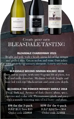 BLEASDALE TASTING - PressReader