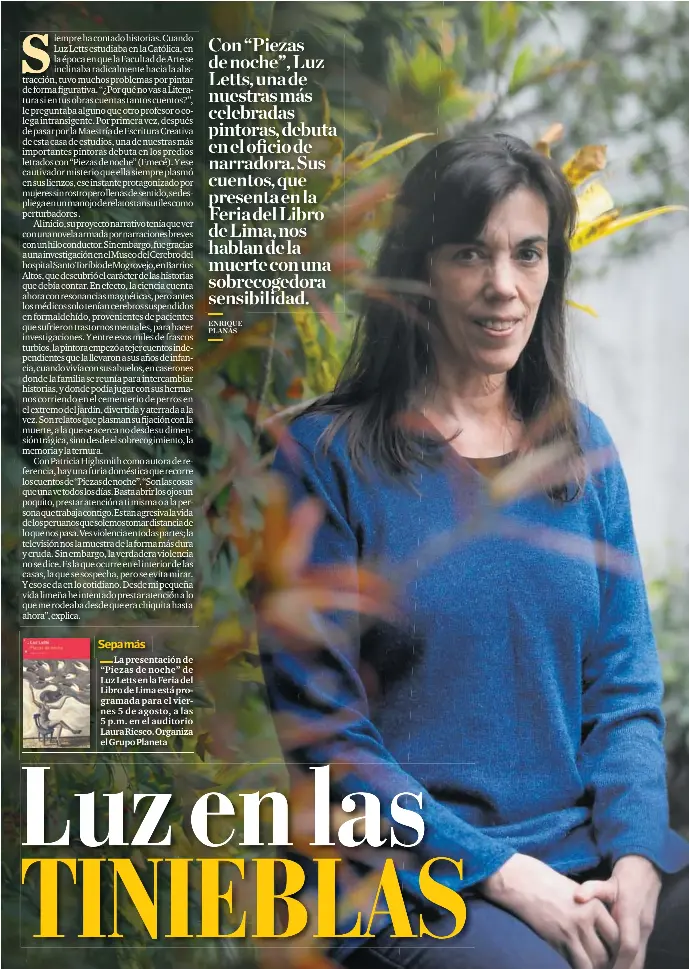 Con “Piezas de noche”, Luz Letts, una de nuestras más celebradas ...