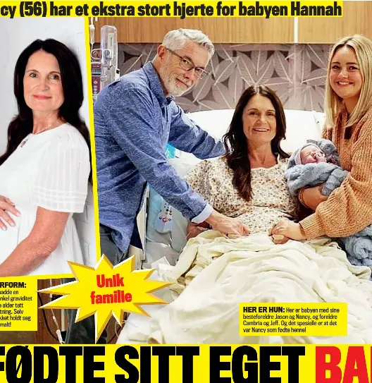 FØDTE SITT EGET BARNEBARN - PressReader