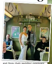 On track for life of happiness! Train driver and his bride take Dart to wedding - PressReader