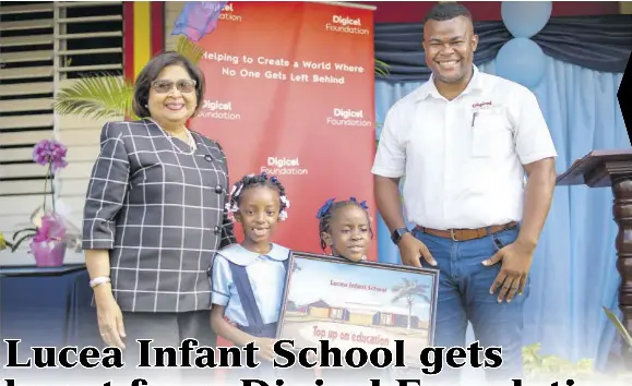 Lucea Infant School gets boost from Digicel Foundation - PressReader