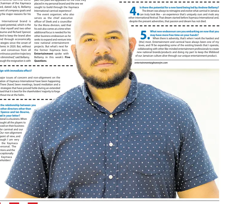 5 questions with ... Andrew BELLAMY - PressReader