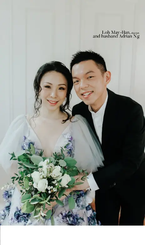 Loh May-han, doctor, and husband Adrian Ng - PressReader