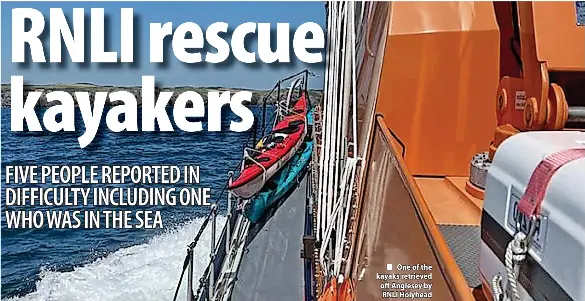 RNLI rescue kayakers - PressReader