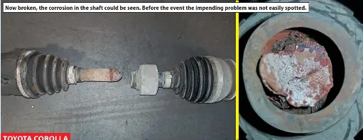 No drive with a snapped driveshaft - PressReader