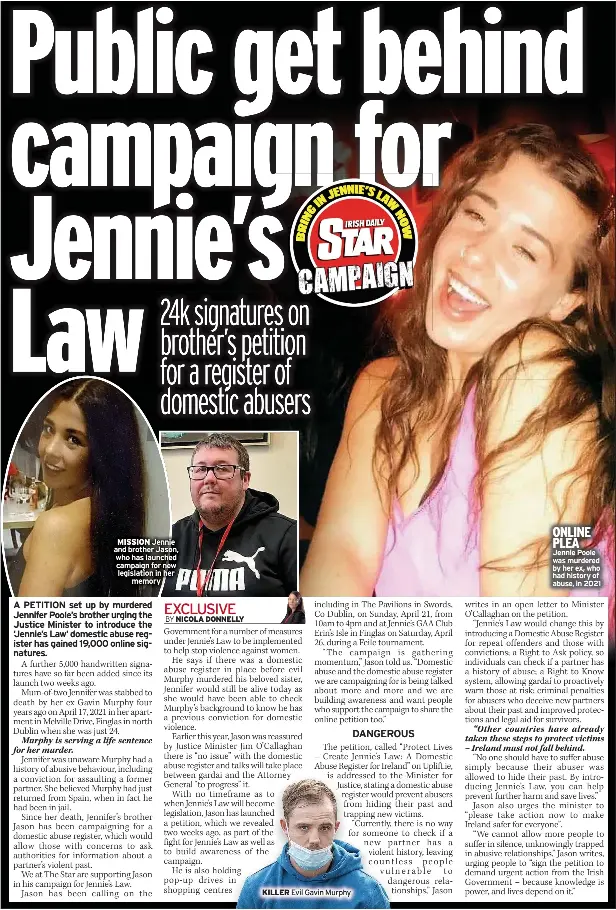 Public get behind campaign for Jennie’s Law - PressReader