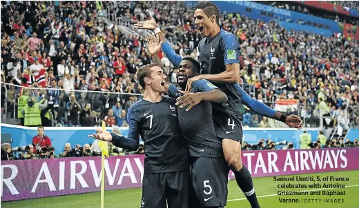 Umtiti heads Les Bleus into final - PressReader