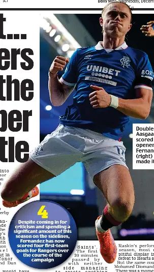 Believe it or not... but ropey Rangers are slap bang in the middle of a proper battle for the ...