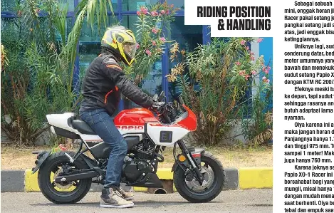 RIDING POSITION & HANDLING - PressReader
