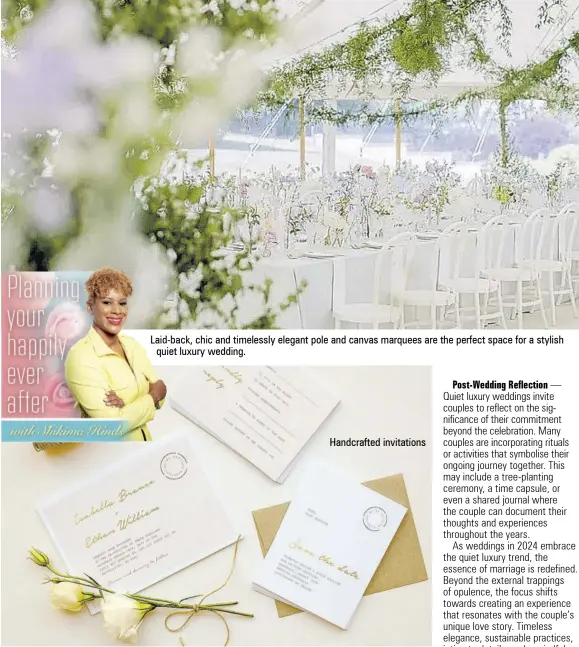 EMBRACING QUIET LUXURY - PressReader