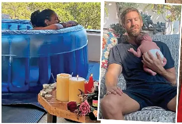 Paddling pool and placenta pills: A VERY new age birth for BBC’S Vick ...