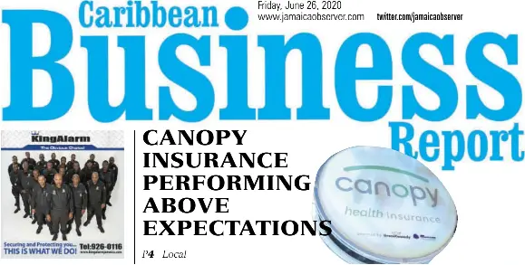 CANOPY INSURANCE PERFORMING ABOVE EXPECTATIO­NS - PressReader