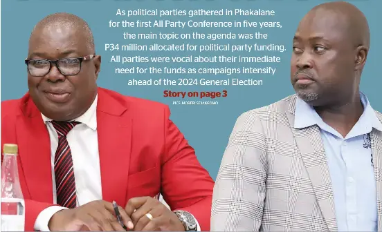 Parties demand swift access to P34m - PressReader