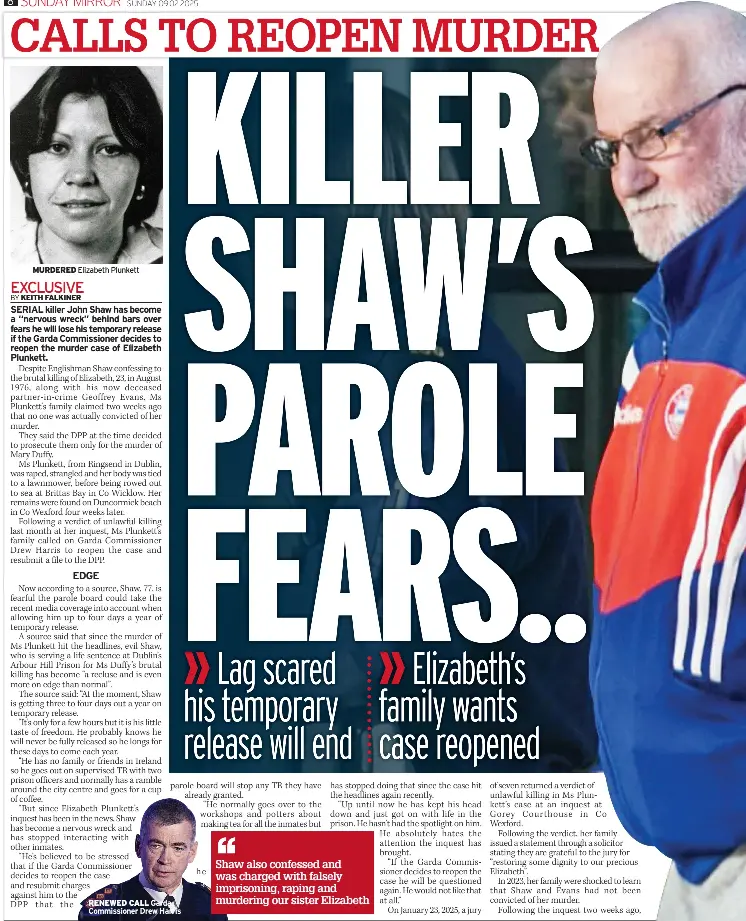 KILLER SHAW’S PAROLE FEARS.. - PressReader