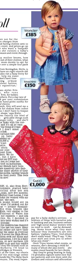 The mums who pay stylists thousands to dress their babies - PressReader