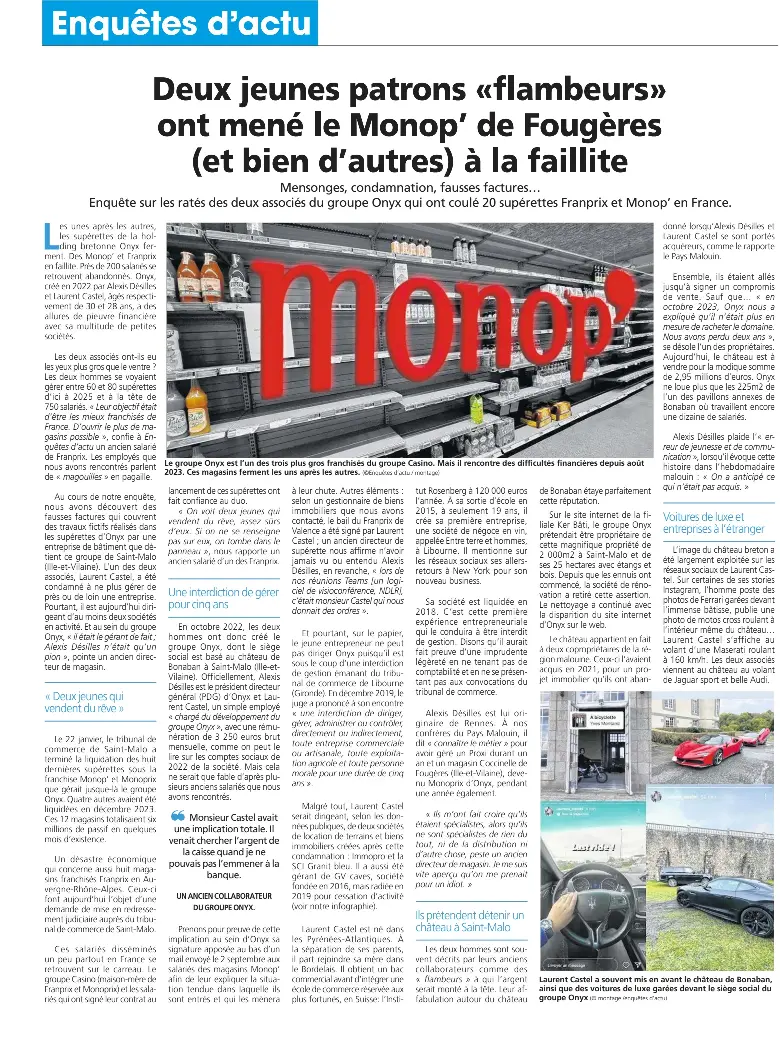 Deux jeunes patrons «flambeurs» ont mené le Monop’ de Fougères (et bien ...