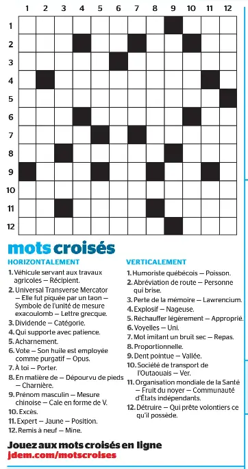 mots croises - PressReader