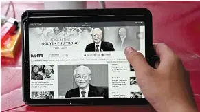 Netizens black out profile pictures to mourn leader’s passing - PressReader