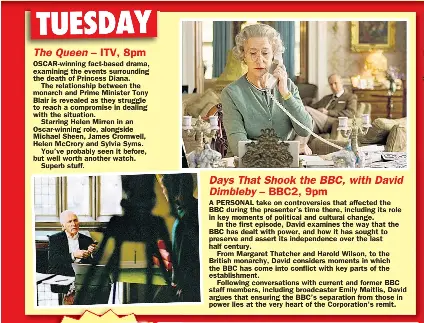 Days That Shook the BBC, with David Dimbleby – BBC2, 9pm - PressReader