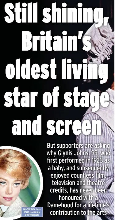 Still shining, Britain’s oldest living star of stage and screen - PressReader