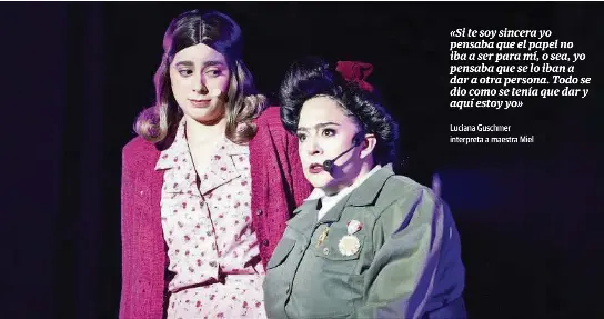 Luciana Guschmer debuta en el teatro musical con ‘Matilda’ - PressReader