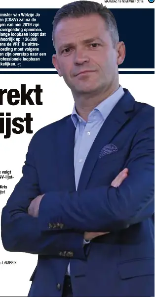 Peeters naar Europa, Ivo Belet opvolger - PressReader