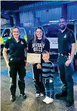 Fearless four-year-old commended for 999 call - PressReader