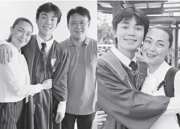 Jodi Sta. Maria turns emotional as son graduates from high school ...