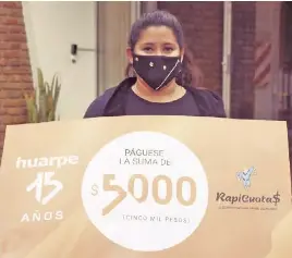 Antonia, la nueva ganadora de los $5.000 de DIARIO HUARPE - PressReader
