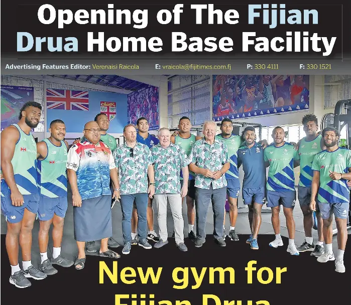 New gym for Fijian Drua - PressReader
