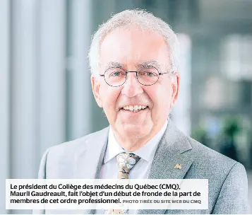 Le no 1 du Collège des médecins critiqué - PressReader
