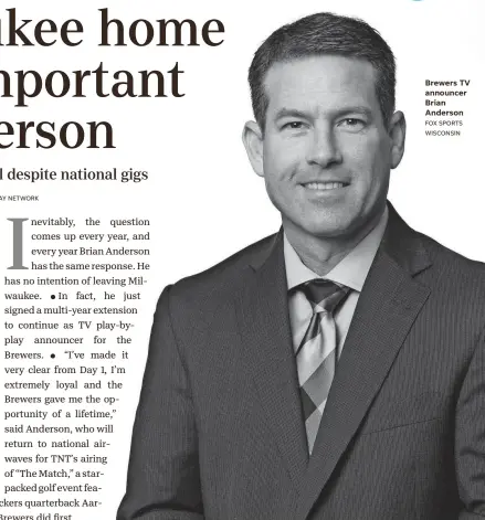 Brian Anderson remains committed to calling games for Brewers ...