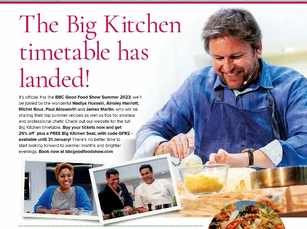 The Big Kitchen timetable has landed! - PressReader