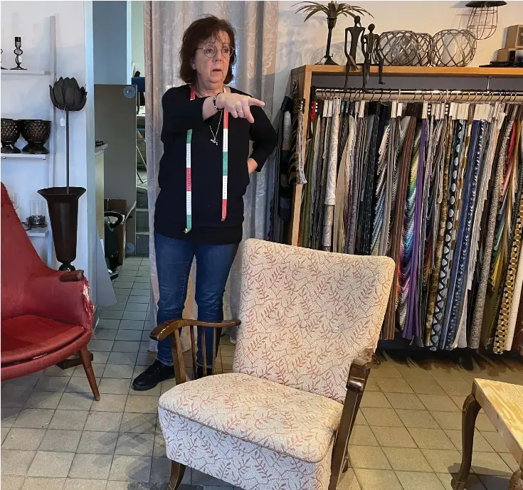 Hos Maria Borg får gamla och slitna möbler ett nytt liv - PressReader