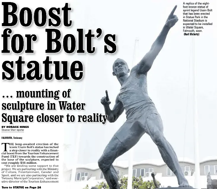 Boost for Bolt’s statue - PressReader