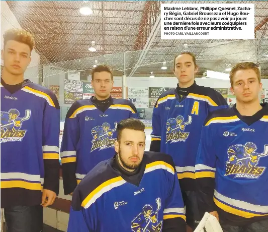 Dix-huit jeunes privés de hockey - PressReader