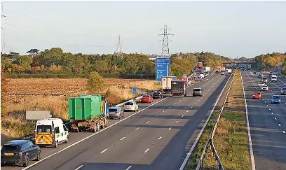 Safety fears Concerns over traffic queuing on the hard shoulder of M5 - PressReader