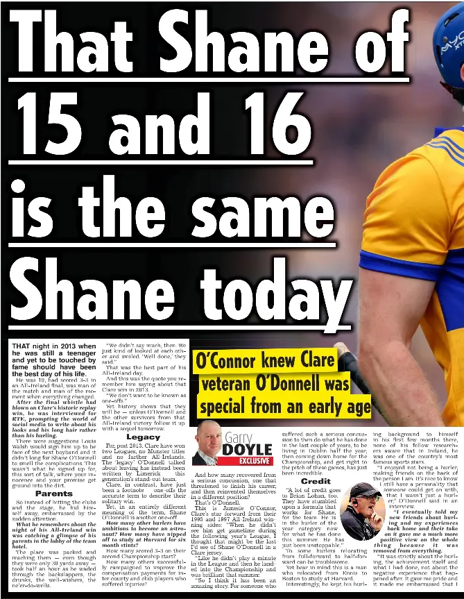 That Shane of 15 and 16 is the same Shane today - PressReader