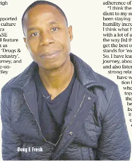 Doug E Fresh anxious to work with IMC 2025 - PressReader