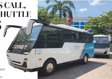 HEEDING PASIG CITY’S CALL, ELECTRIC BUSES TO SHUTTLE FRONTLINER­S The ...