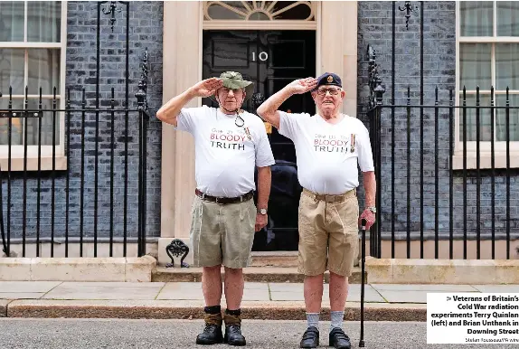 Nuclear test veterans seek tribunal over legal claims - PressReader