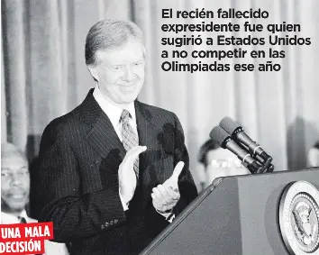 JIMMY CARTER SE ARREPINTIÓ DEL BOICOT A MOSCÚ 1980 - PressReader
