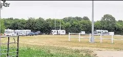 Travellers set up camp at Hungerford Rugby Club - PressReader