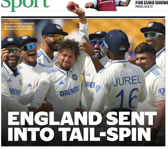 ENGLAND SENT INTO TAIL-SPIN - PressReader