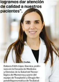 TRANSFORMA­R LA MEDICINA CON SENTIDO HUMANO - PressReader