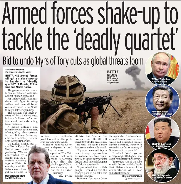 Armed forces shake-up to tackle the ‘deadly quartet’ - PressReader