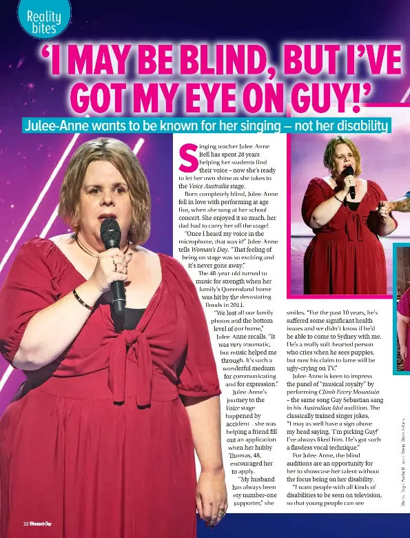 ‘I MAY BE BLIND, BUT I’VE GOT MY EYE ON GUY!’ - PressReader